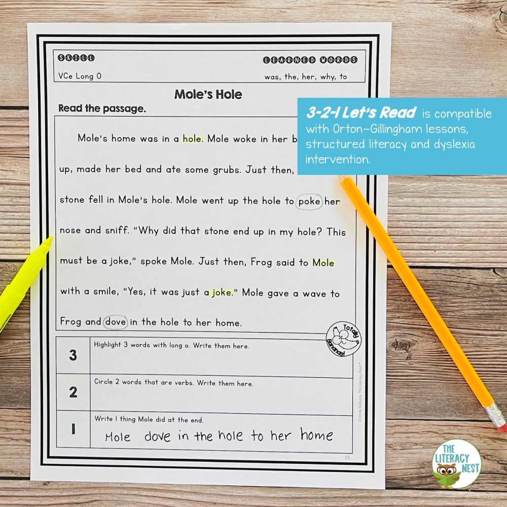Decodable Texts for Orton-Gillingham Lesson Plans 3 2 1 Bundle - The ...