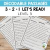 Level 3 Decodable Passages for Orton-Gillingham Lessons - The Literacy Nest