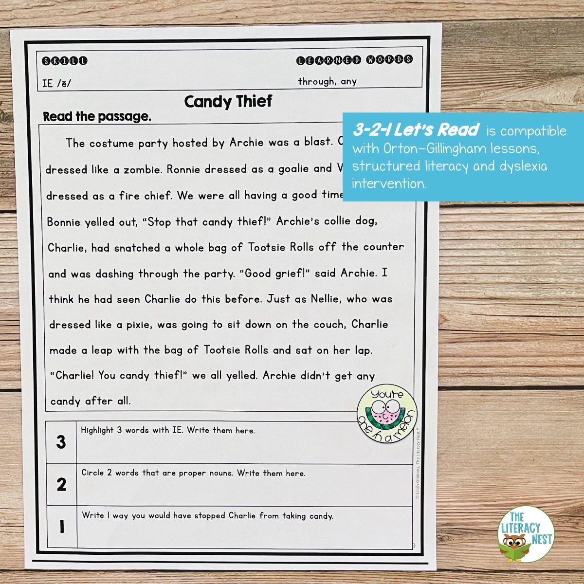 Level 3 Decodable Passages for Orton-Gillingham Lessons - The Literacy Nest