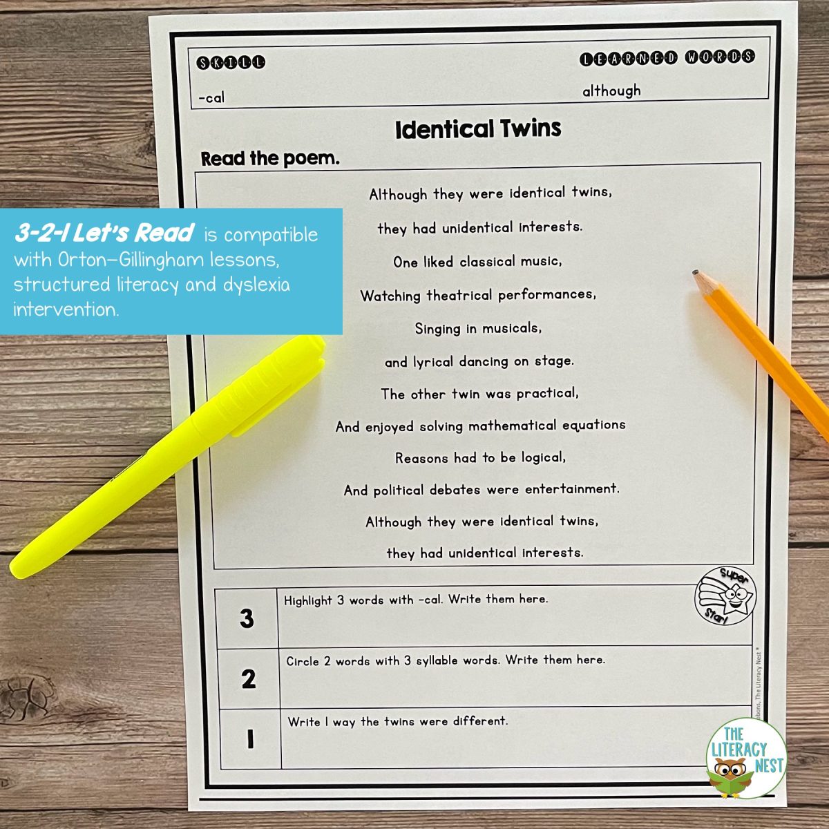 Level 5 Decodable Passages for Orton-Gillingham Lessons - The Literacy Nest