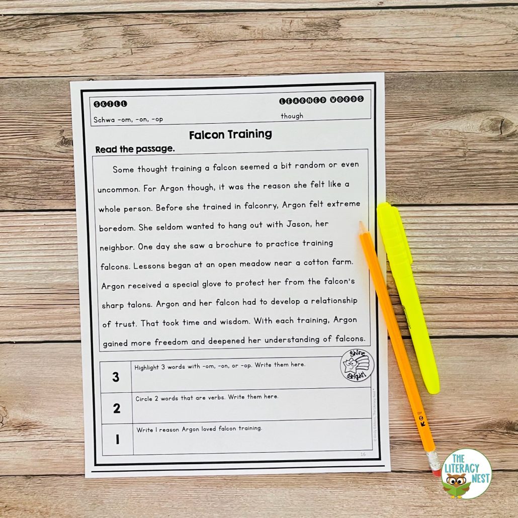 Level 5 Decodable Passages for Orton-Gillingham Lessons - The Literacy Nest