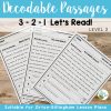Decodable Texts and Passages for Orton-Gillingham Lessons Level 1 - The ...