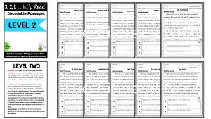 Orton-Gillingham Decodable Passages Level 2 - The Literacy Nest