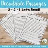 Decodable Passages for Orton-Gillingham Lessons Level 2 - The Literacy Nest