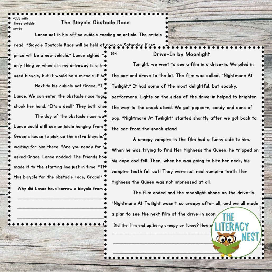 Decodable Texts and Passages for Advanced Orton-Gillingham Lessons ...