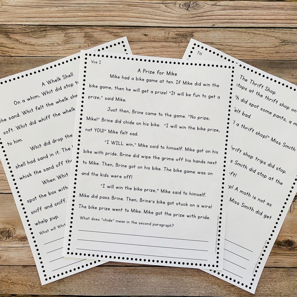 Advanced Orton-Gillingham Decodable Passages and Texts for Lessons ...