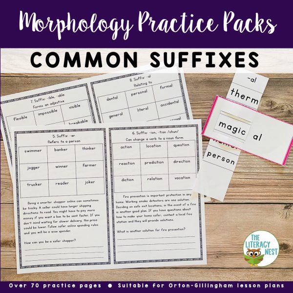 Decodable Passages for Prefixes and Suffixes FREEBIE - The Literacy Nest