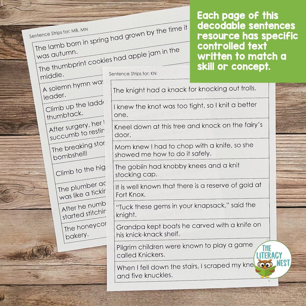 Decodable Sentences for Orton-Gillingham Lesson Plans BUNDLE - The ...