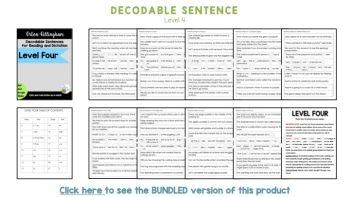 Decodable Sentences for Orton-Gillingham Lesson Plans BUNDLE - The ...