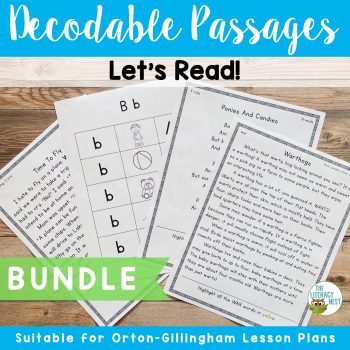 CVC Words Decodable Passages for Orton-Gillingham Lessons - The ...