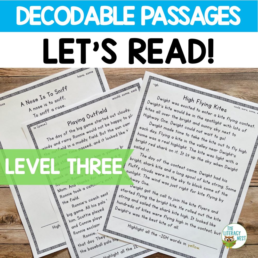 Decodable Phonics Reading Passages Bundle for Orton-Gillingham Lessons ...