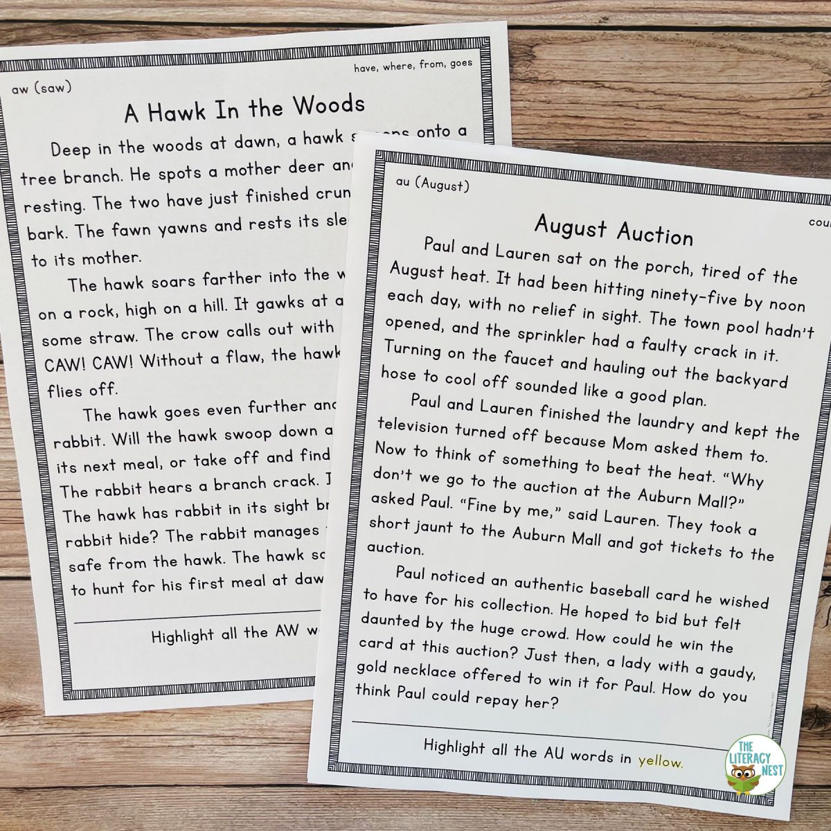 Orton-Gillingham Decodable Passages Level 3 - The Literacy Nest