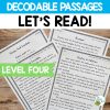 Decodable Word Lists and Sentences for Orton Gillingham Lessons Level 4 ...