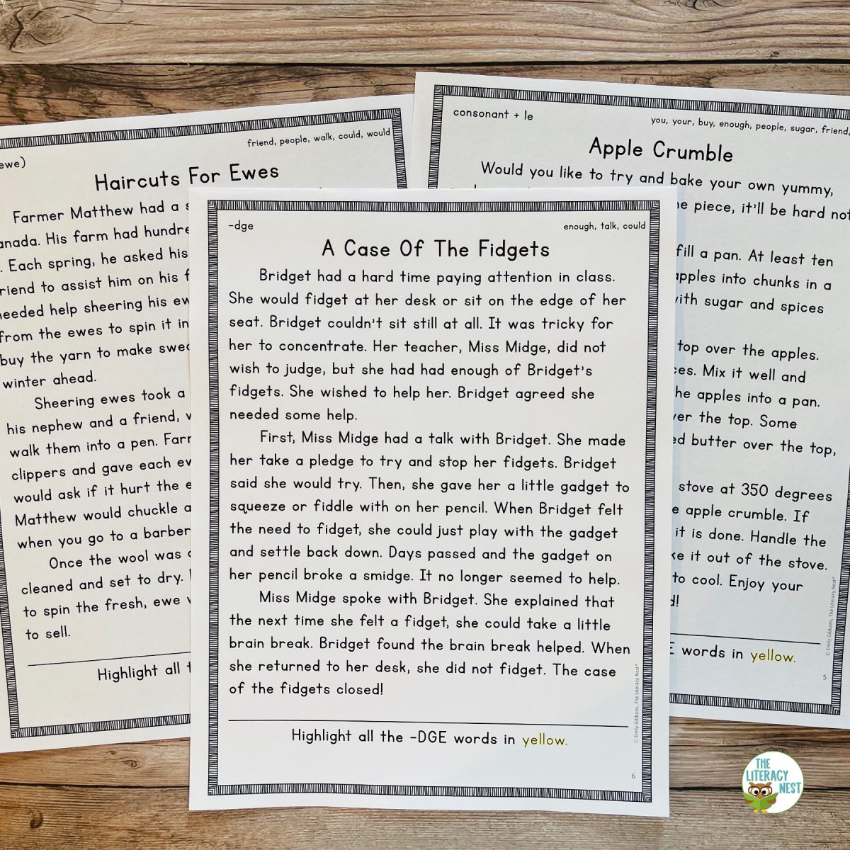 Orton-Gillingham Decodable Passages Level 4 - The Literacy Nest