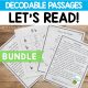 Decodable Phonics Reading Passages Bundle for Orton-Gillingham Lessons ...