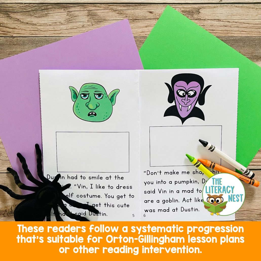 Halloween Decodable Readers Includes Digital - The Literacy Nest
