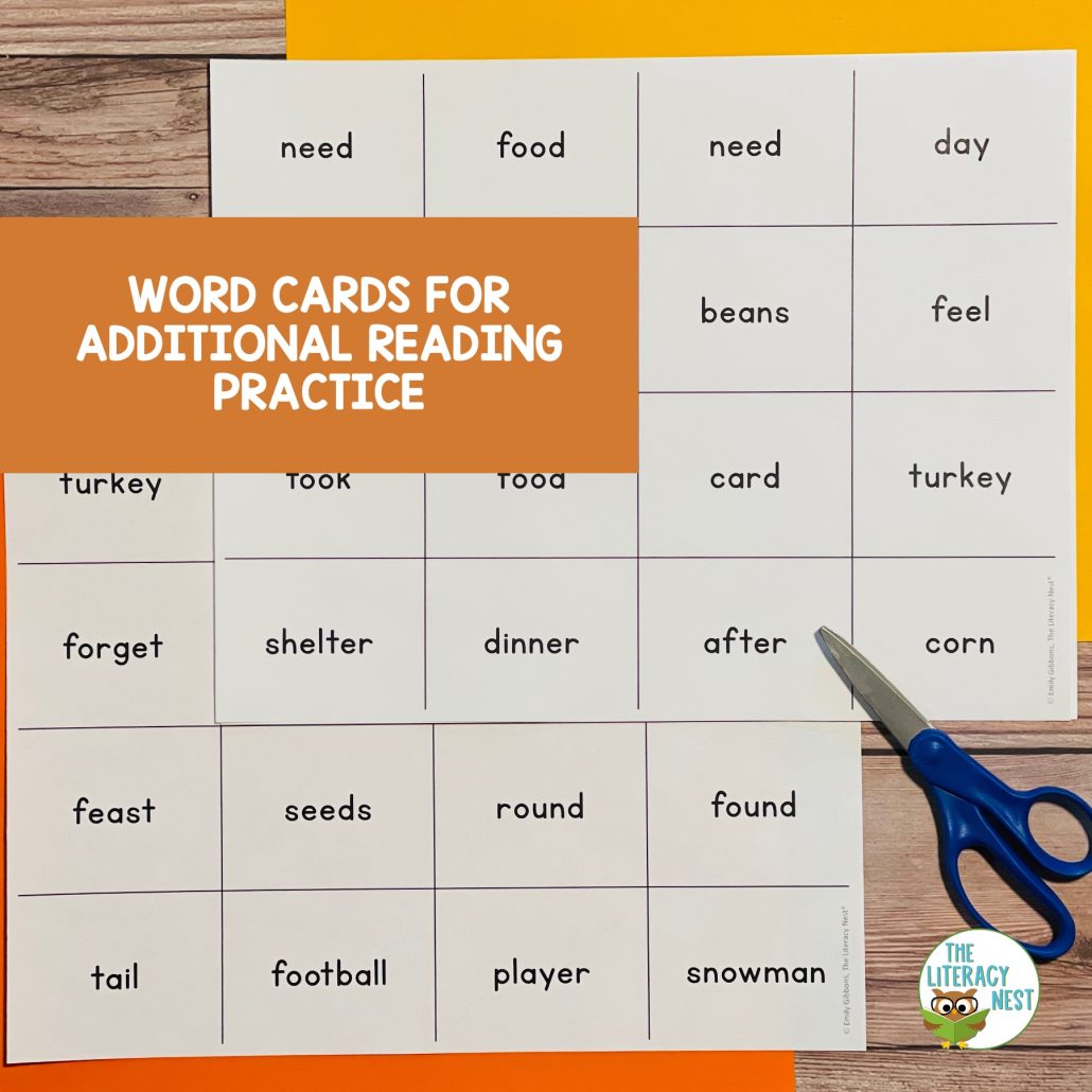 Thanksgiving Decodable Readers - The Literacy Nest