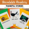 Decodable Readers Thanksgiving Theme Includes Digital - The Literacy Nest
