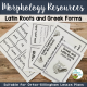 Morphology Activities Latin Roots and Greek Forms - The Literacy Nest