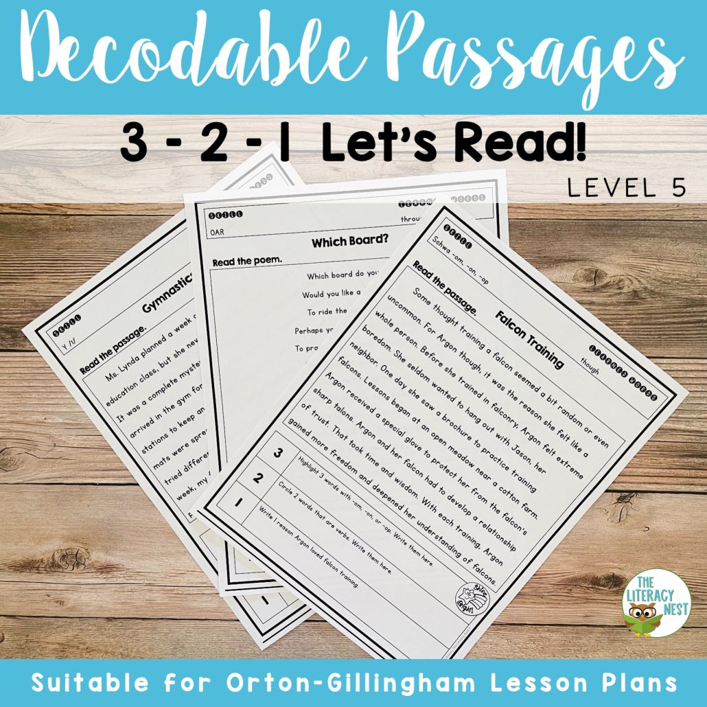 Decodable Passages for Open Syllables - The Literacy Nest
