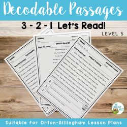 CVC Words Decodable Passages for Orton-Gillingham Lessons - The ...