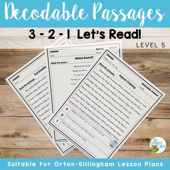 CVC Words Decodable Passages for Orton-Gillingham Lessons - The ...