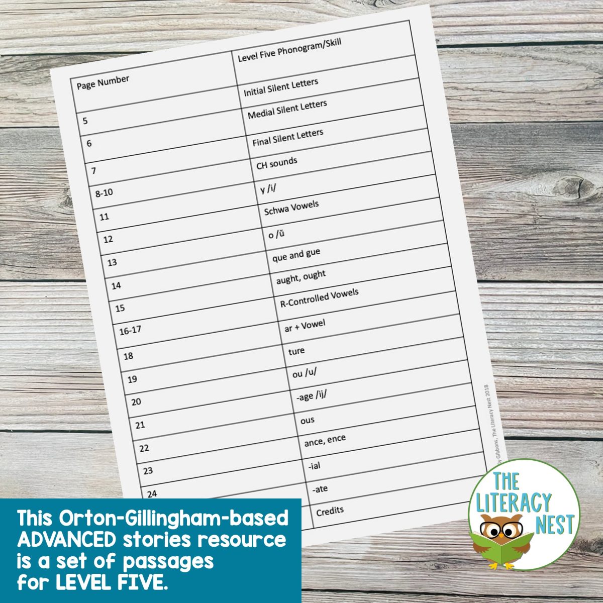 Decodable Passages for Advanced Orton-Gillingham Lessons Level 5 - The ...