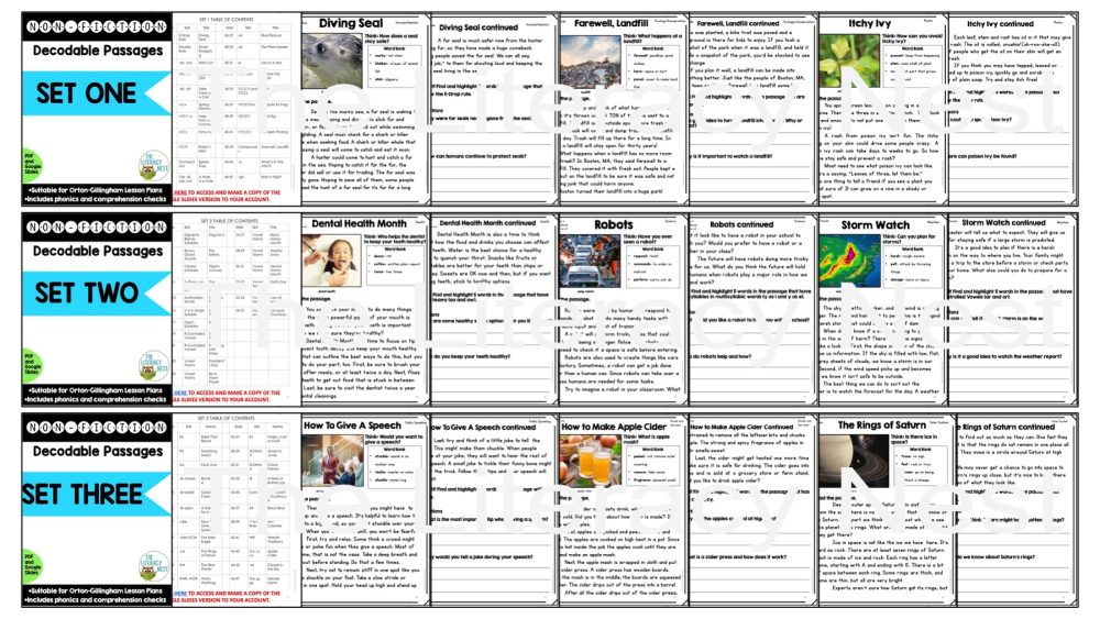 Nonfiction Decodable Texts Bundle to support Science of Reading - The ...