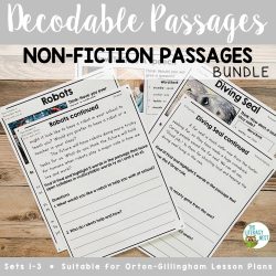 Non-Fiction Decodable Texts Bundle to support Science of Reading - The ...