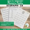 Digraph CK Worksheets and Activities for Orton-Gillingham Lessons - The ...