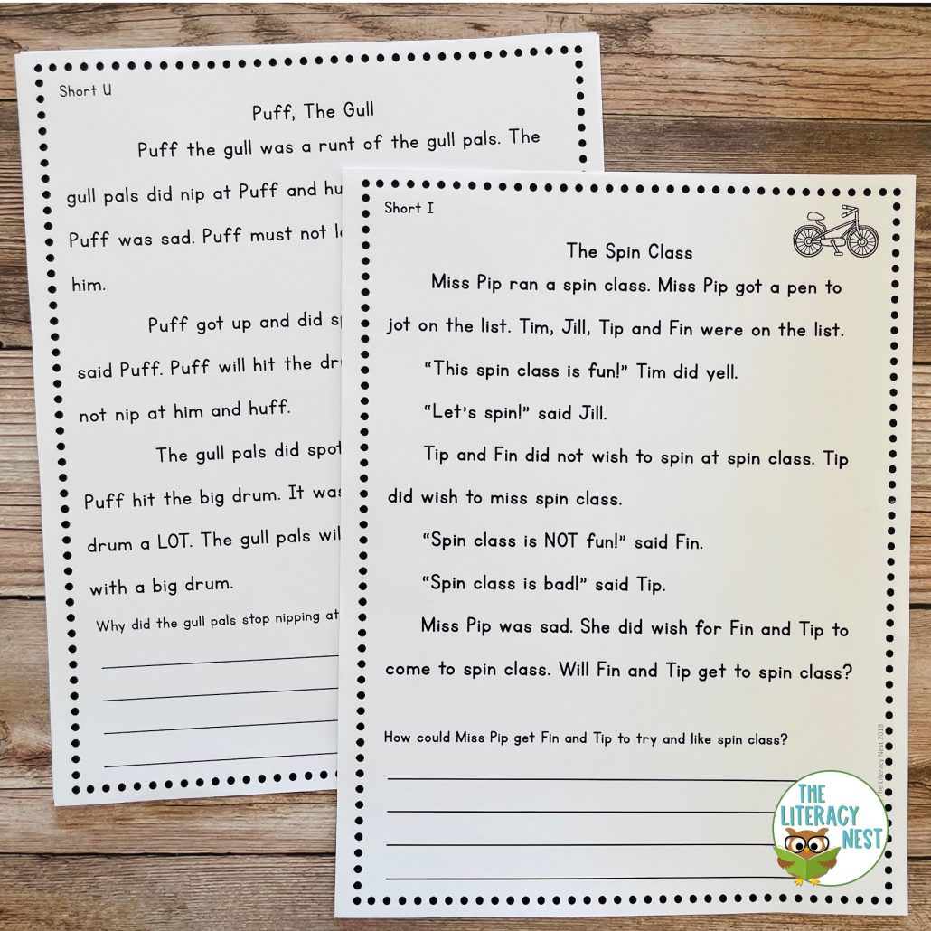 Advanced Orton-Gillingham Decodable Passages Lessons Level 1 - The ...