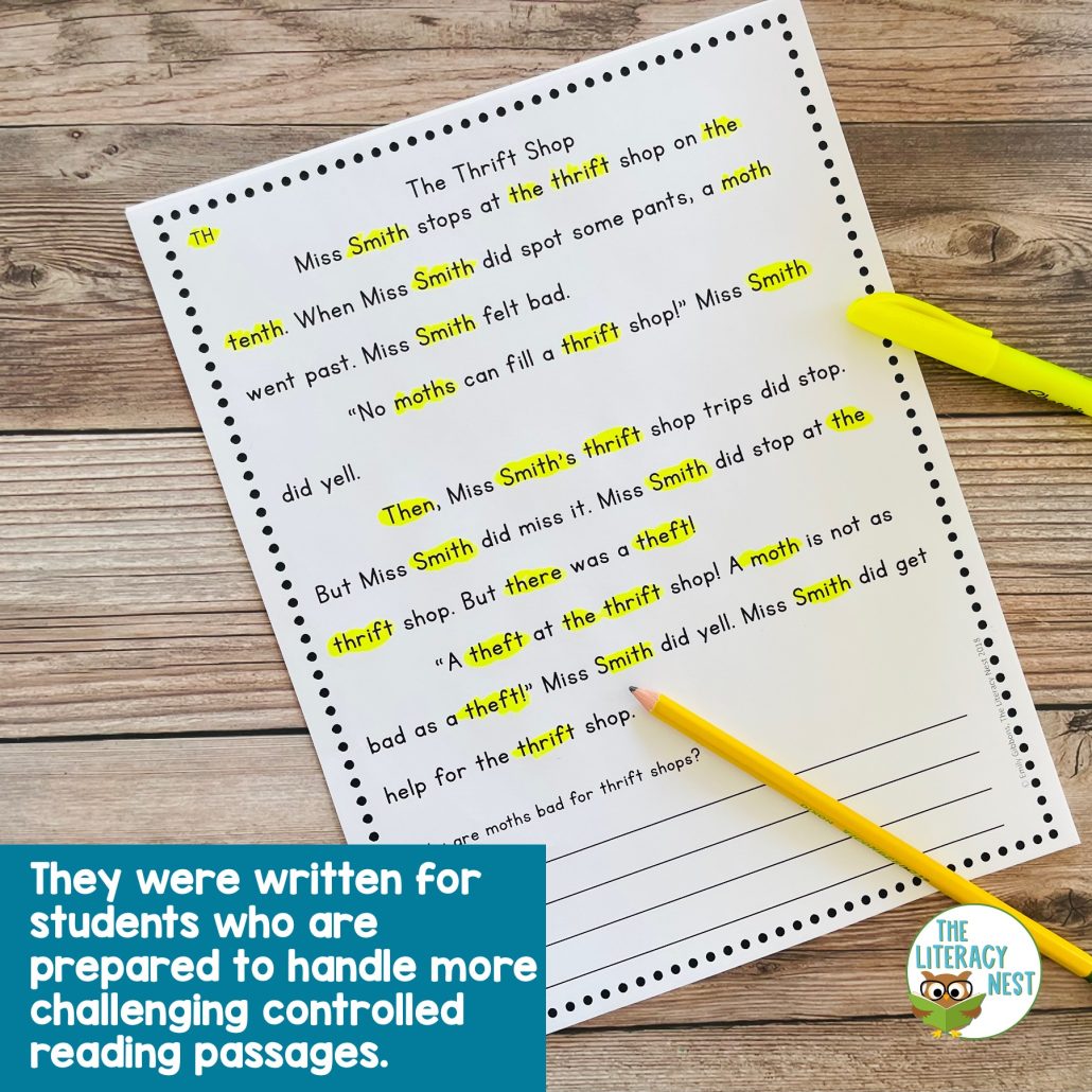 Advanced Orton-Gillingham Decodable Passages Lessons Level 1 - The ...