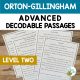 Advanced Orton-Gillingham Decodable Passages Lessons Level 2 - The ...