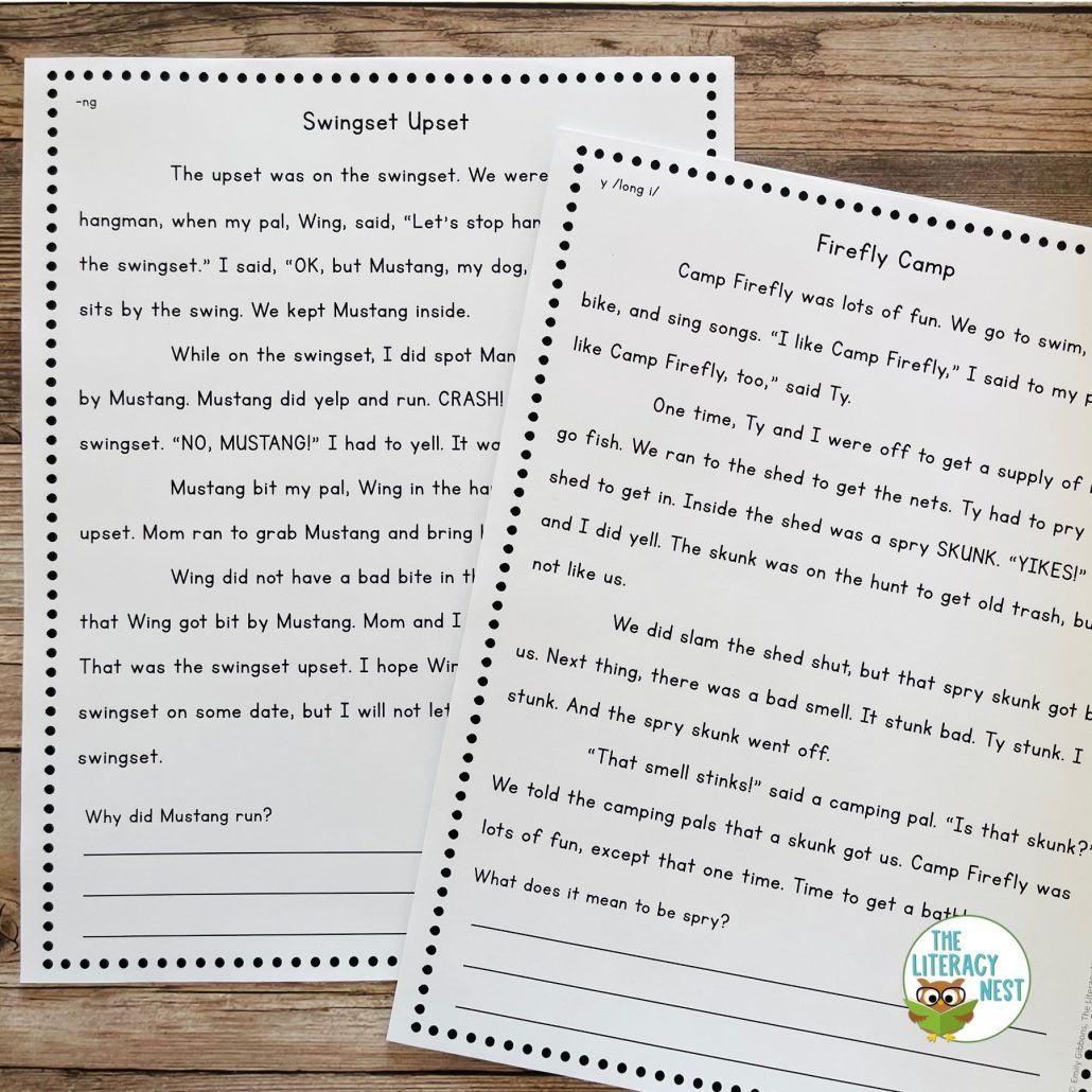 Advanced Orton-Gillingham Decodable Passages Lessons Level 2 - The ...