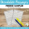 Decodable Passages for Prefixes and Suffixes FREEBIE - The Literacy Nest