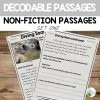 Nonfiction Decodable Passages to Supports Science of Reading Set 1 ...
