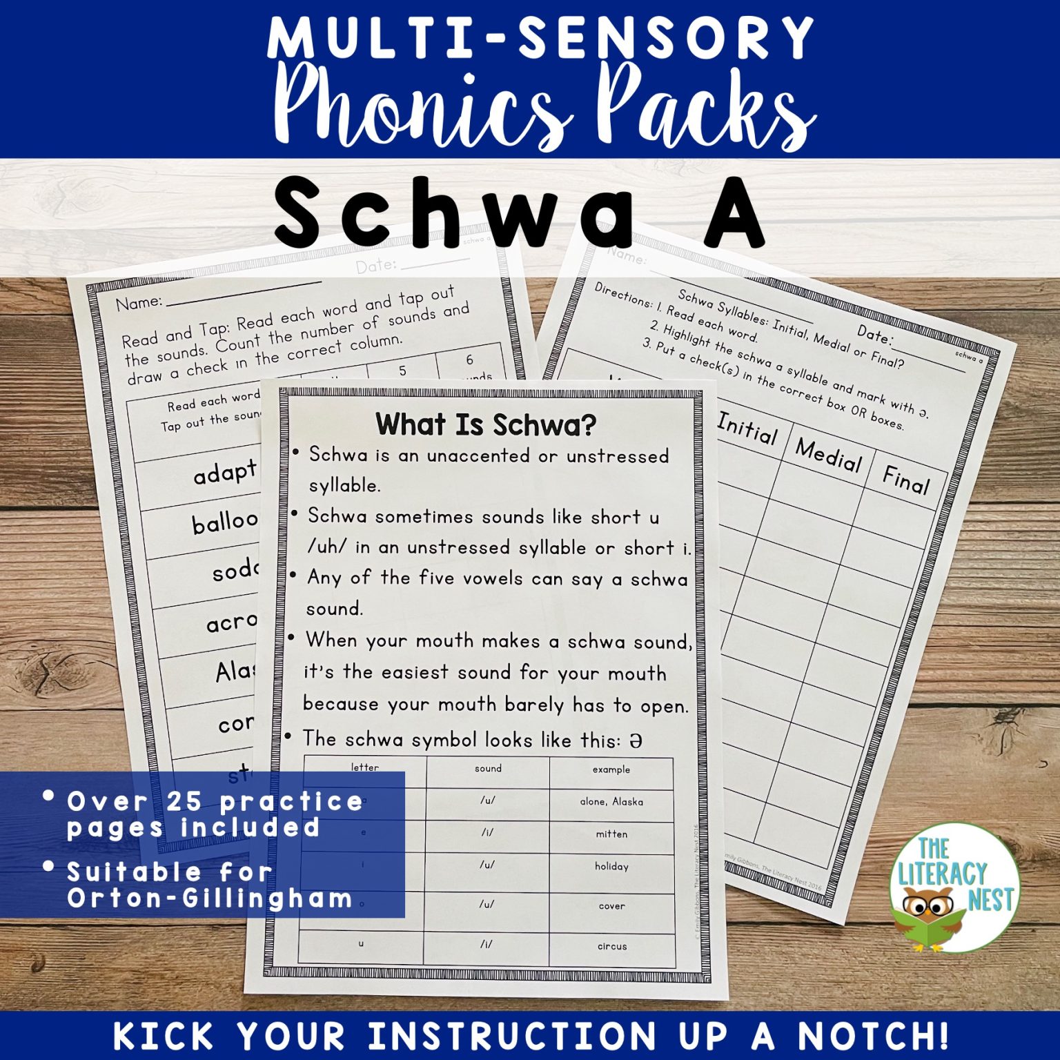 Phonemic Awareness Multisensory Cards Orton-Gillingham Teaching ...