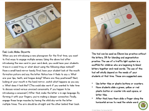 Orton-Gillingham Activities: Alphabetic Principle for Multisensory ...