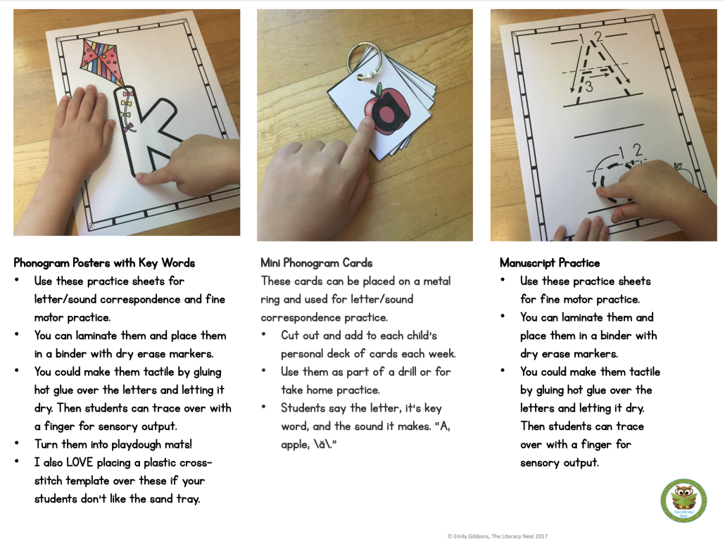 Orton-Gillingham Activities: Alphabetic Principle for Multisensory ...