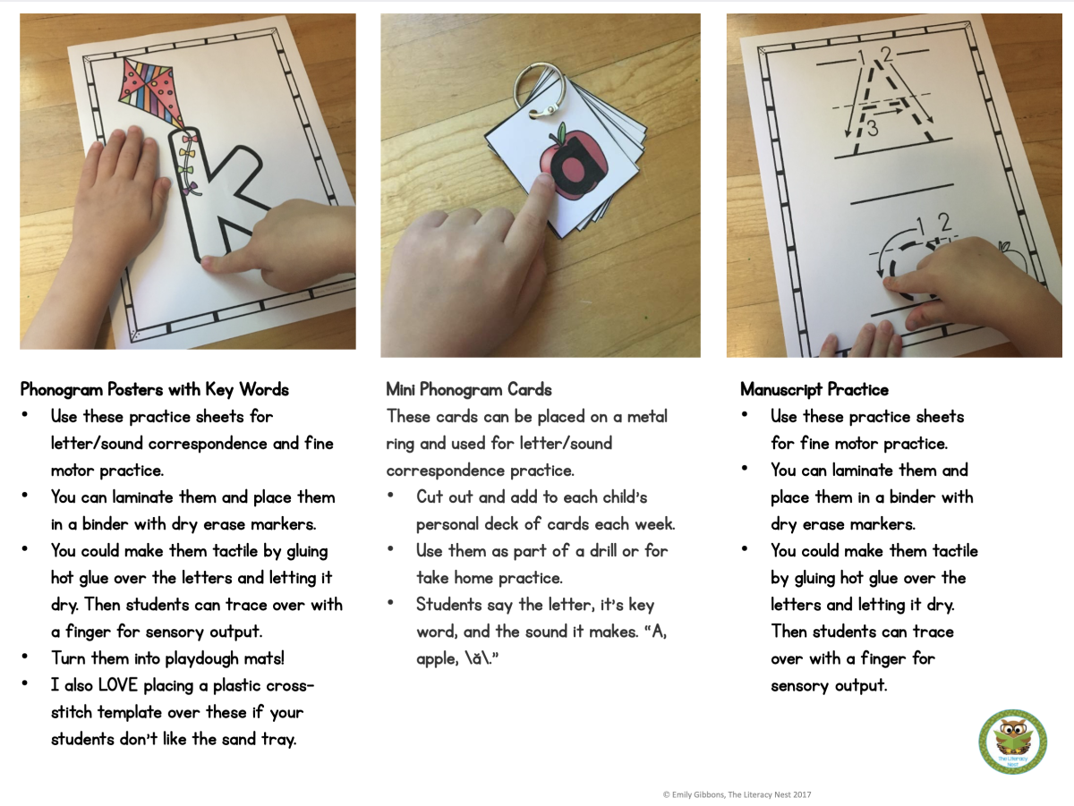 Orton-Gillingham Activities: Alphabetic Principle for Multisensory ...