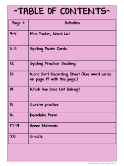 Phonics Packs: The Doubling Rule | Spelling Rule Orton Gillingham ...