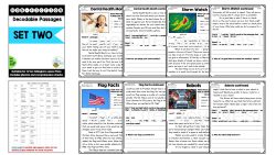 Nonfiction Decodable Passages to Supports Science of Reading Set 2 ...
