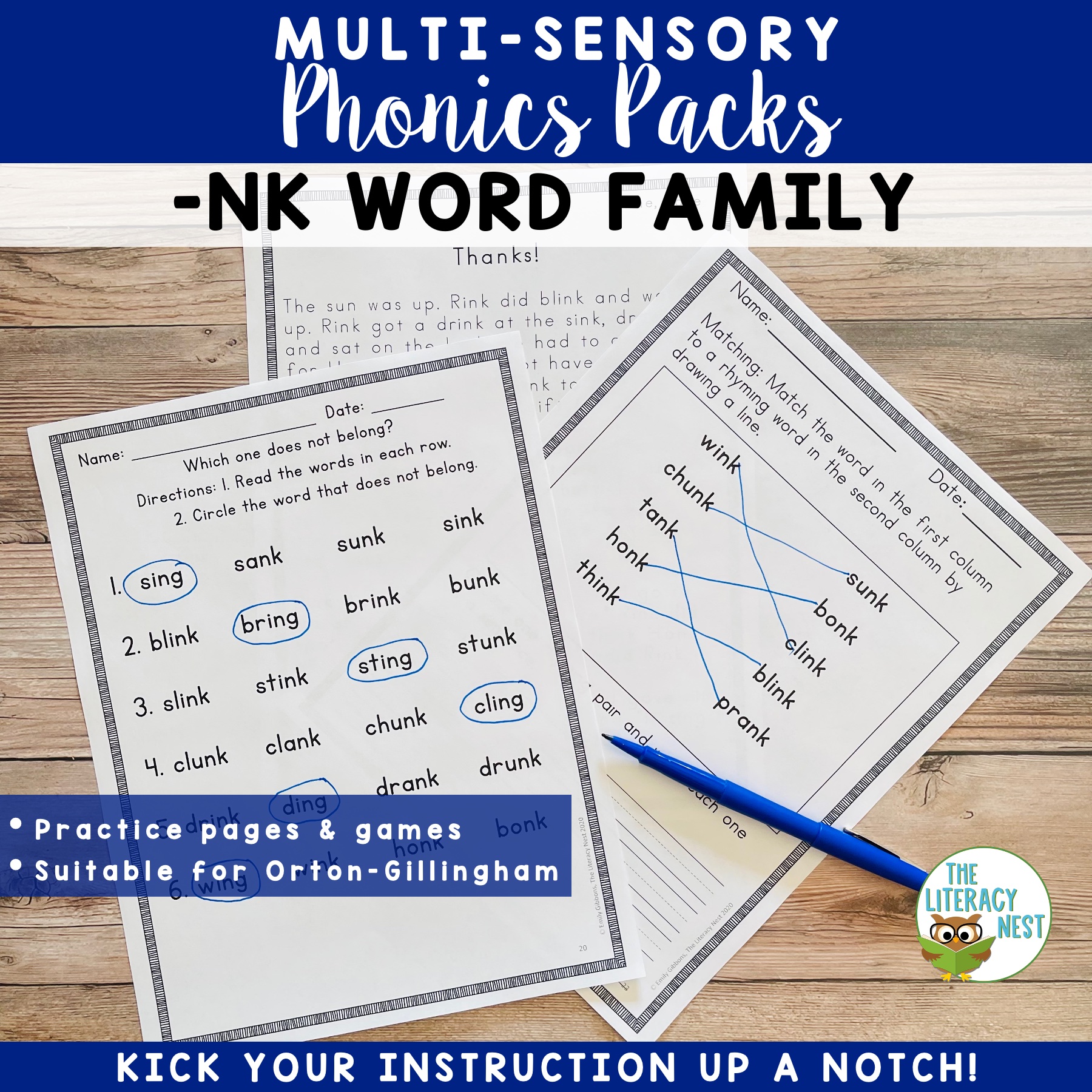 Phonics Packs NK Glued Sounds Multisensory Phonics Approach Orton Phonics Packs NK Glued Sounds Multisensory Phonics Approach Orton