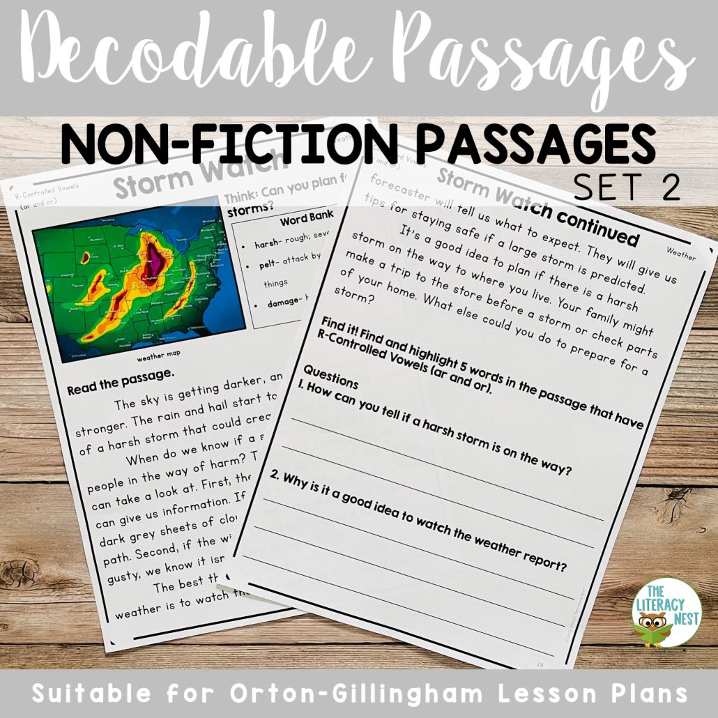 Nonfiction Decodables Supports Science of Reading Set 1 - The Literacy Nest