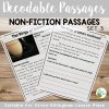 Nonfiction Decodables Supports Science of Reading Set 3 - The Literacy Nest