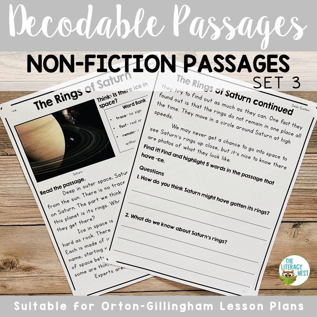 Nonfiction Decodables Supports Science of Reading Set 3 - The Literacy Nest