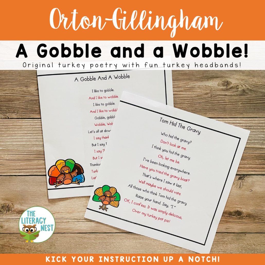 November Poems for Fluency Practice - The Literacy Nest