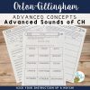 Decodable Word Lists & Sentences for ADVANCED Orton-Gillingham Level 1 ...