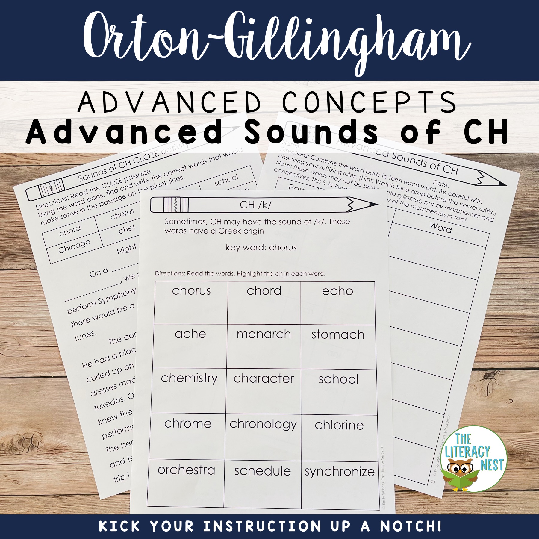 Advanced Orton-Gillingham Activities for EAR /er/ - The Literacy Nest