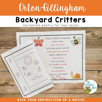 Spring Poems for Fluency Practice - The Literacy Nest